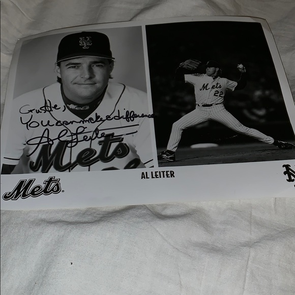Other | Autographed Al Leiter Pics | Poshmark